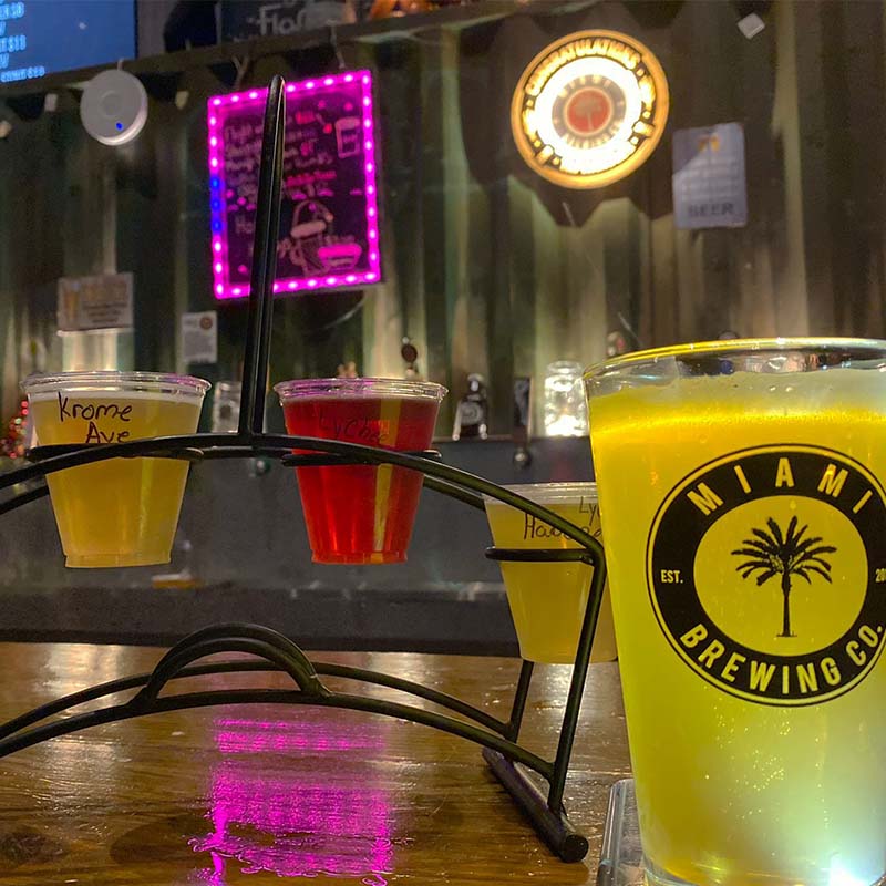 Beer Flights - Miami Brewing Company